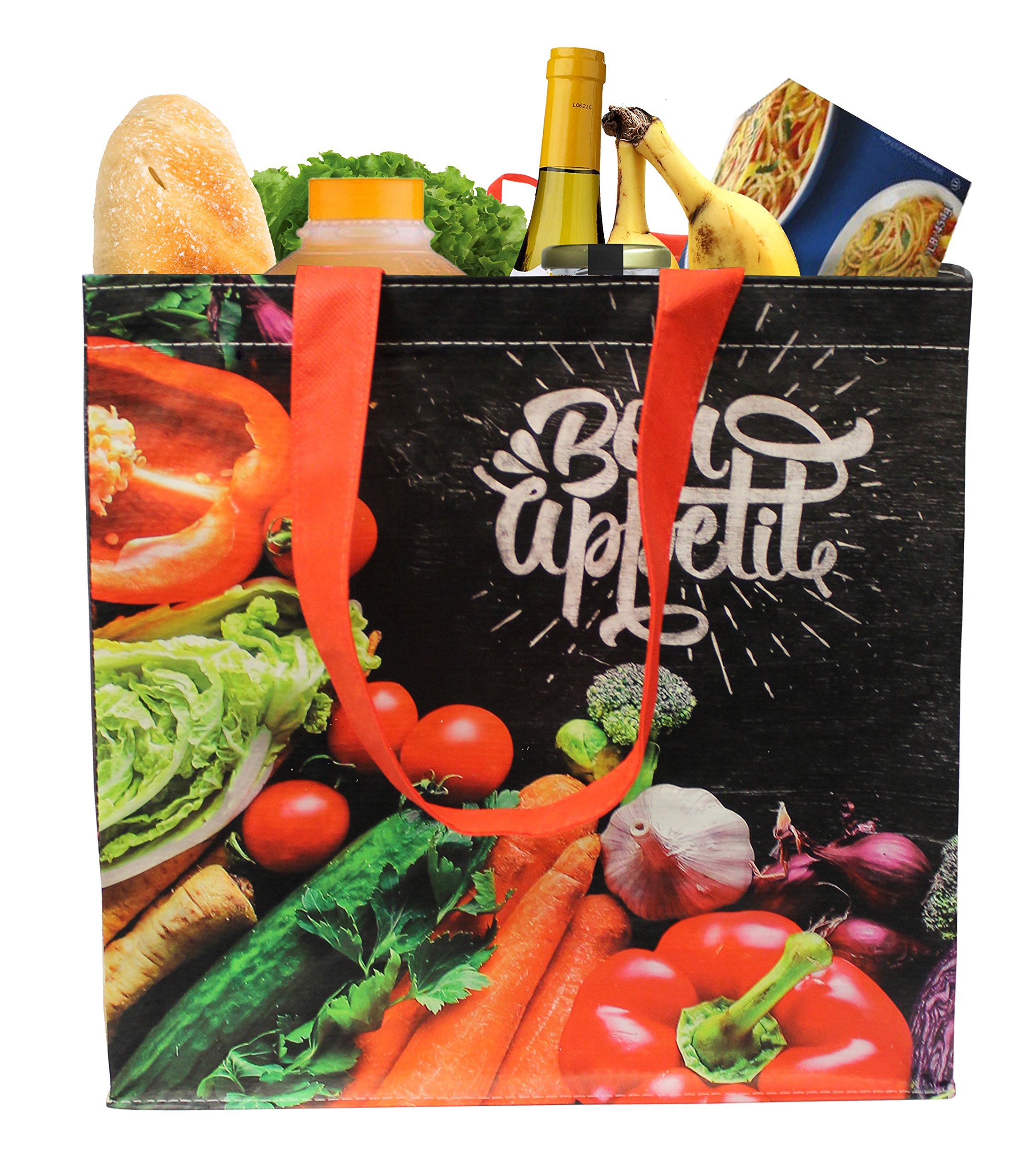 Snapklik.com : Earthwise Reusable Grocery Shopping Bags Extremely ...