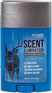 Amazon.com: Code Blue Scent Elimination Antiperspirant, Unscented, 2.25 ...