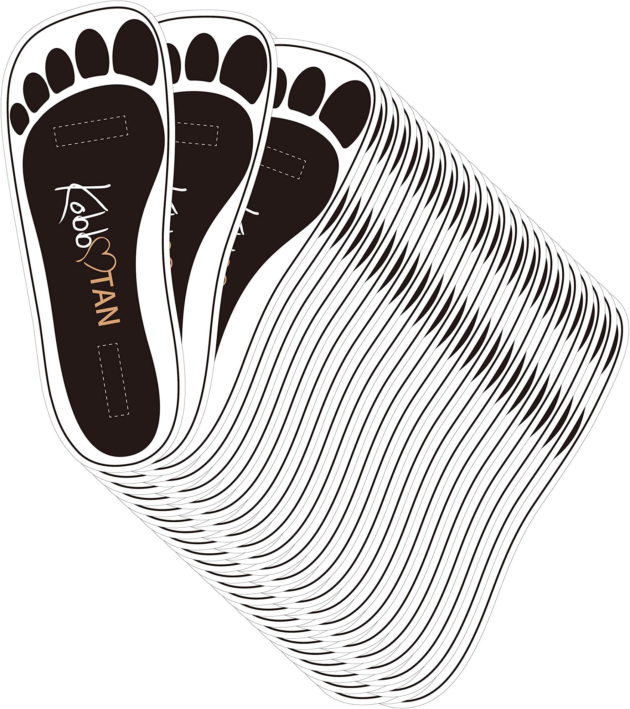 Amazon.com: Pink 120Pairs(240Feets) Disposable Spray Tan Feet Pads for ...