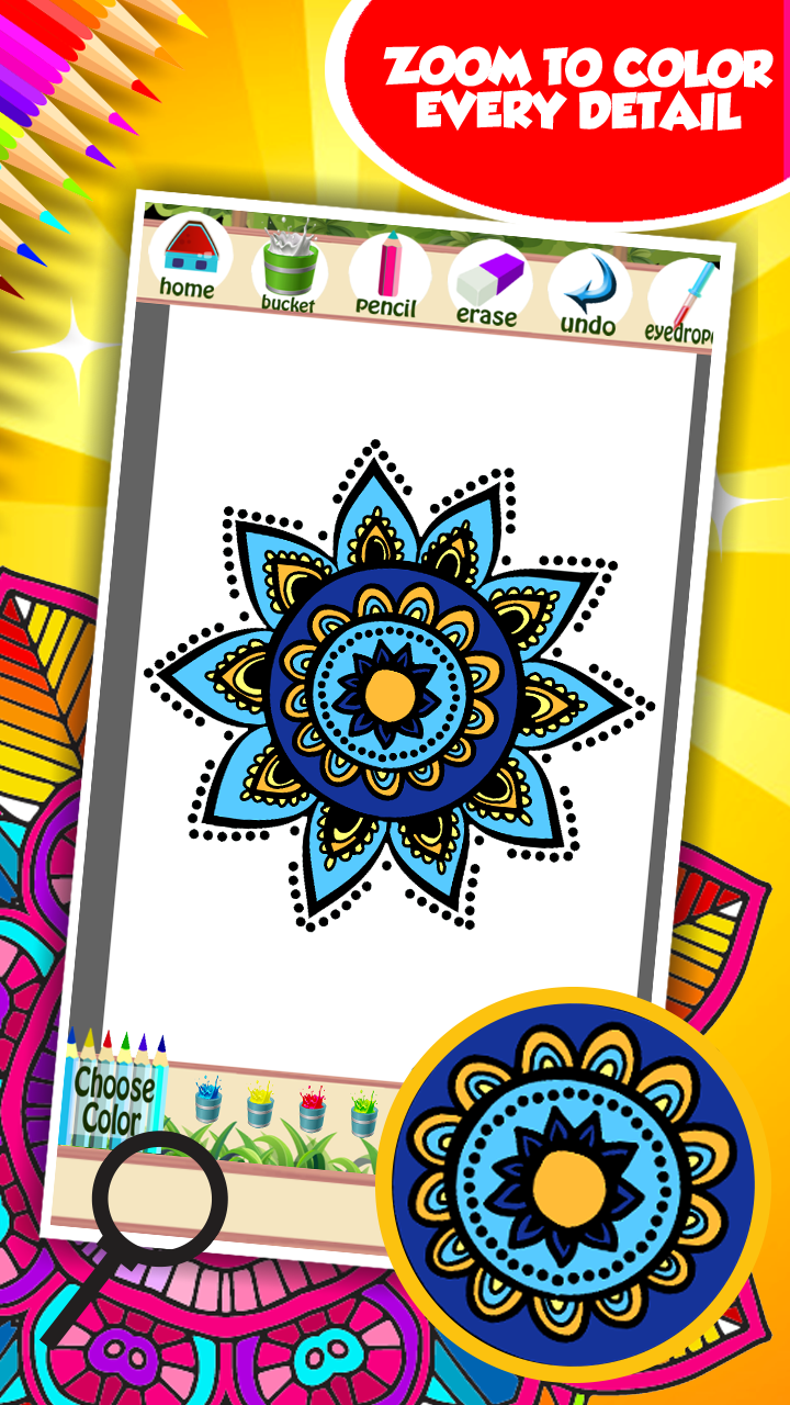 Zen Mandala Coloring Book - App on Amazon Appstore