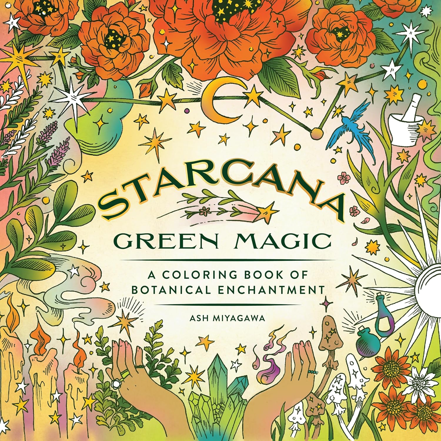 Amazon.com: Starcana: Green Magic: A Coloring Book of Botanical ...