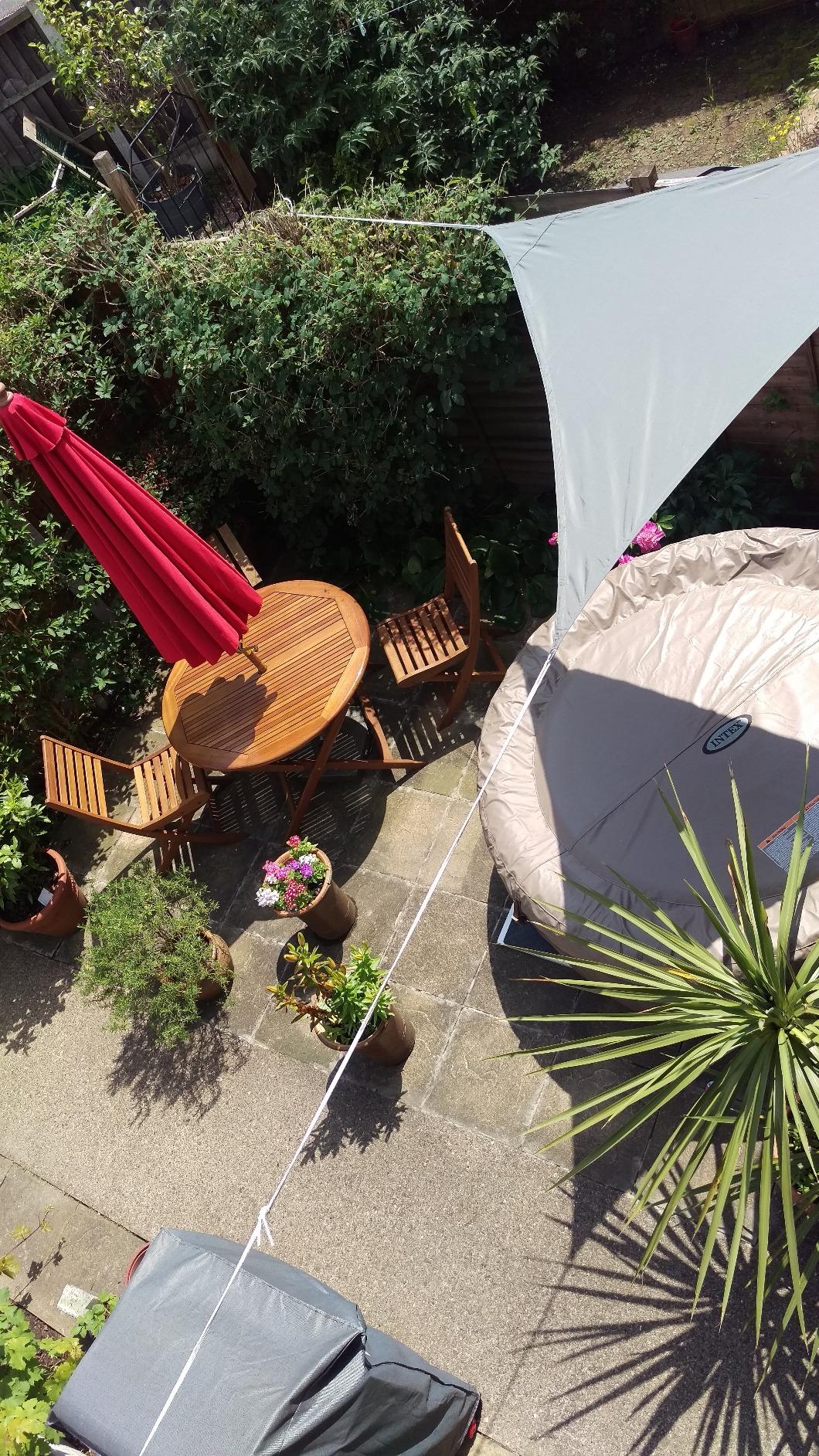 Solar Shade Sail Triangular 2 x 2 x 2 m - Grey : Amazon.co.uk: Garden