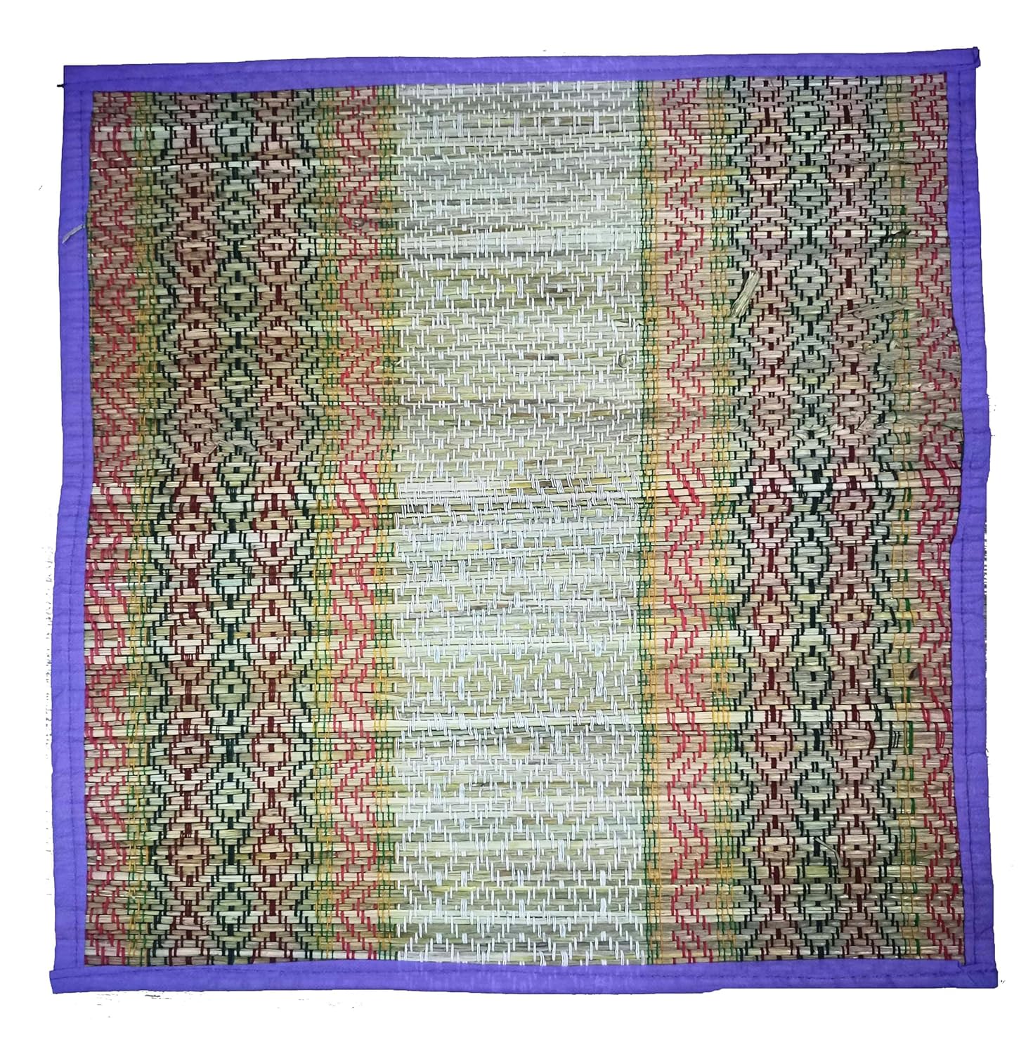 Amazon.com: Handmade Pooja Mat Aasan, Puja Asan or Chatai/Pooja Mat For ...