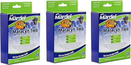 Fritz Aquatics 72 Count Mardel Maracyn 2 Treatment (3 Packages with 24 ...