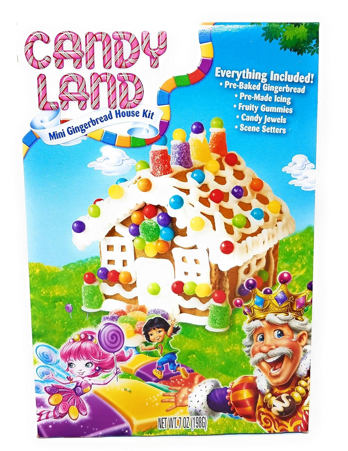Amazon.com : Candy Land Mini Gingerbread House Kit : Grocery & Gourmet Food