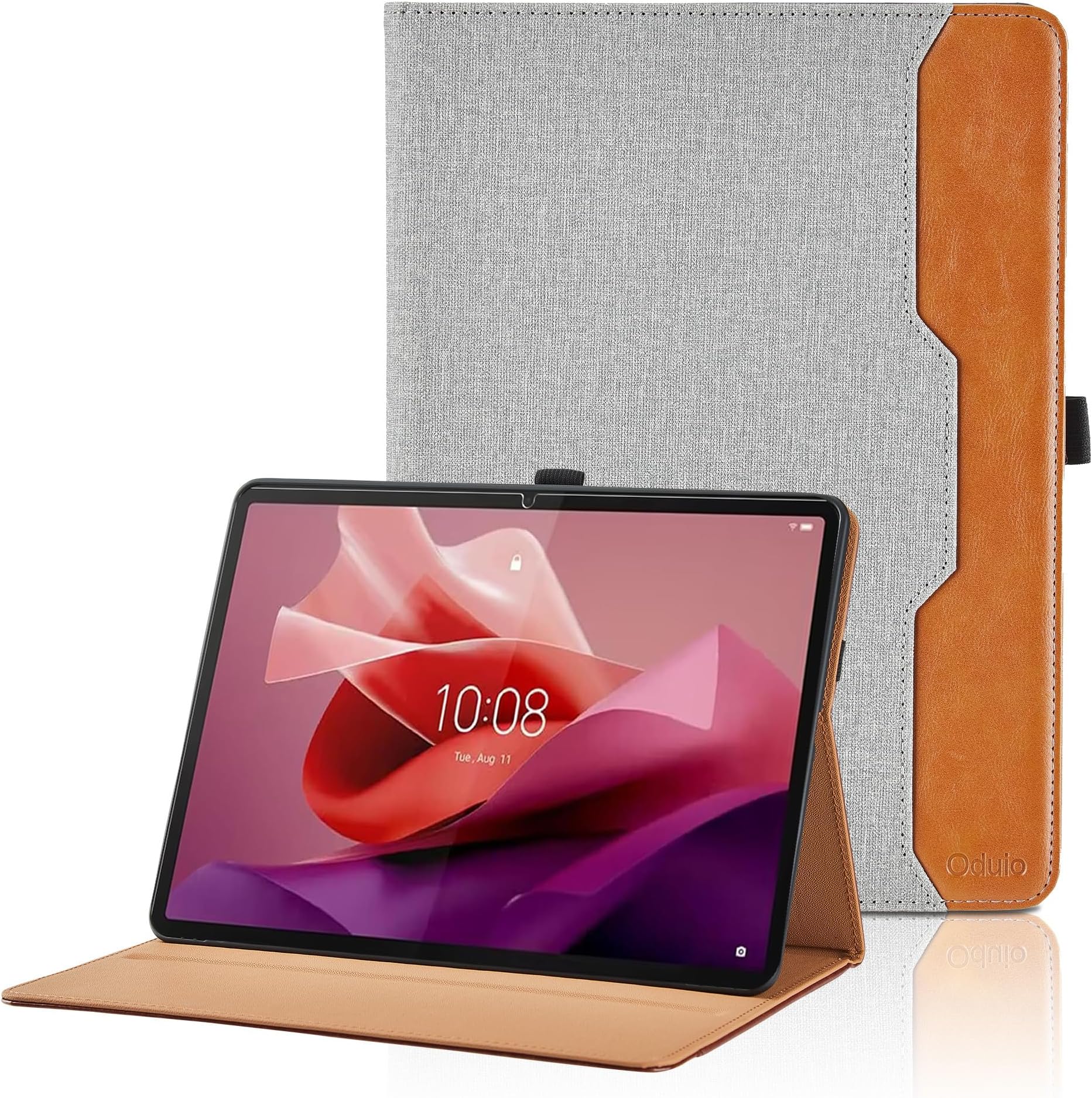 Case for Lenovo Tab P12 12.7 inch 2023 with Magnetic Clasp PU Leather ...