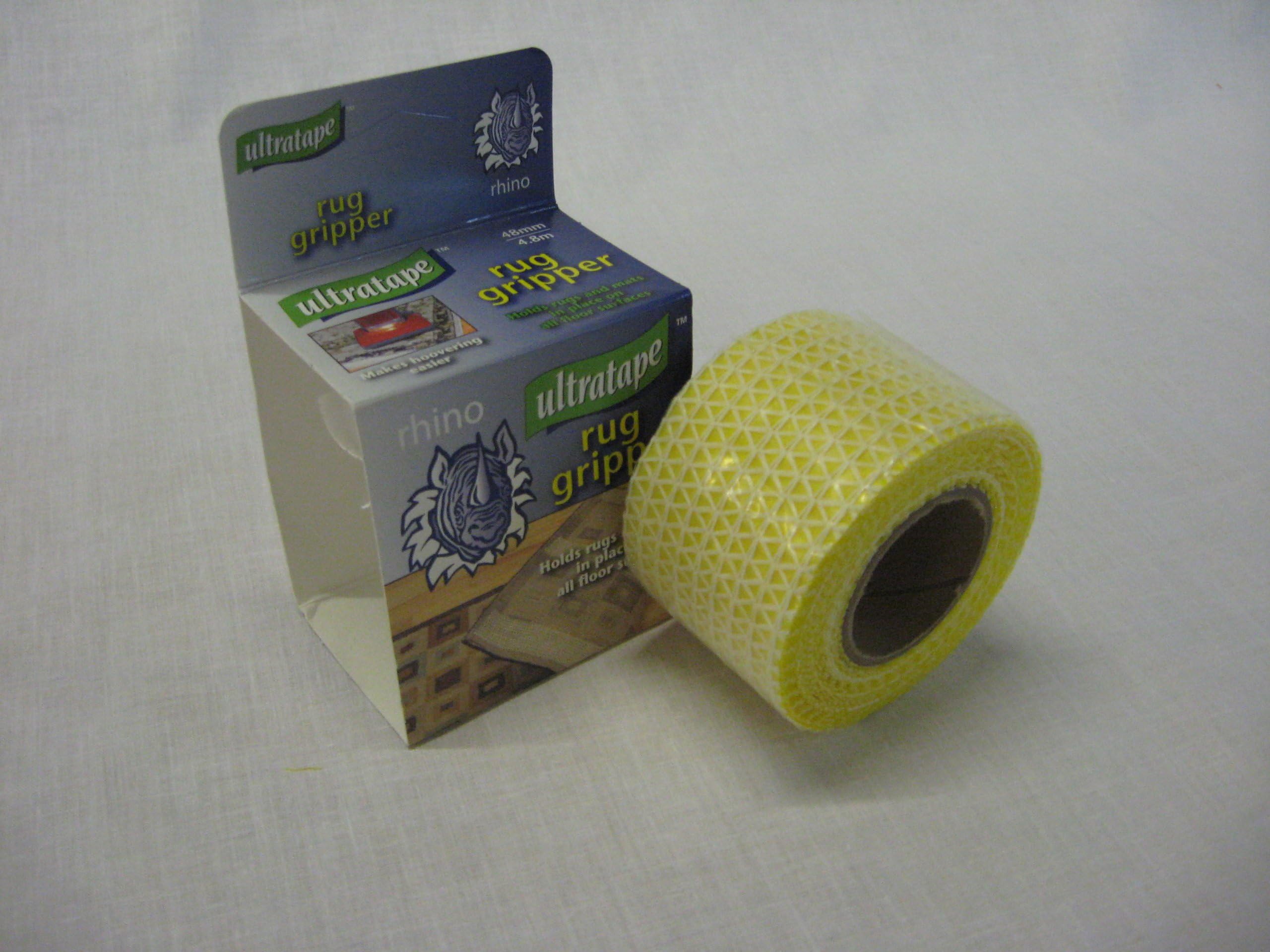 Ultratape Rhino Rug Carpet Mat Gripper Tape 48mm x 4.8m : Amazon.co.uk ...