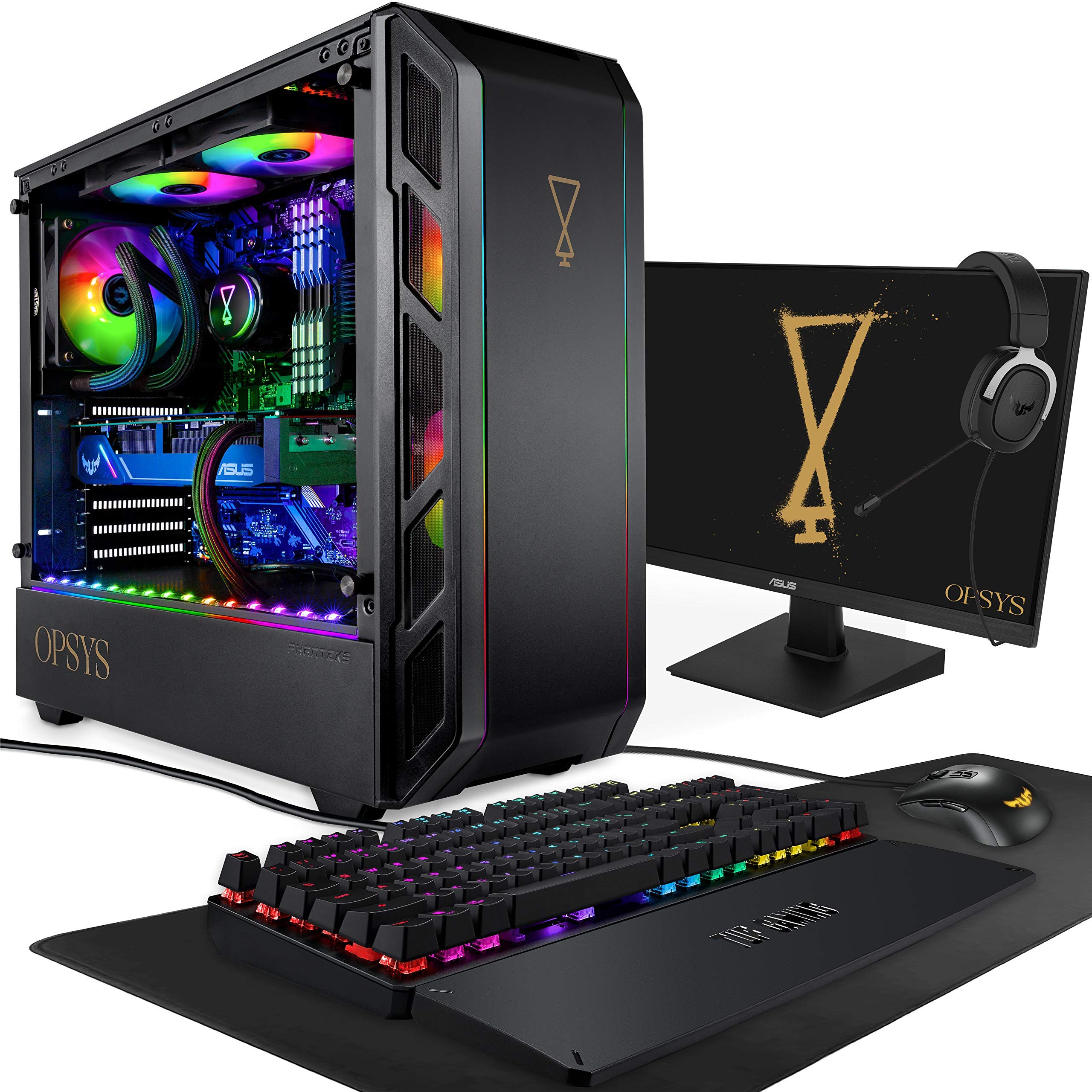 Buy OPSYS Omnia Lite-i4 RGB Gaming PC with Monitor & Gamer Keyboard ...