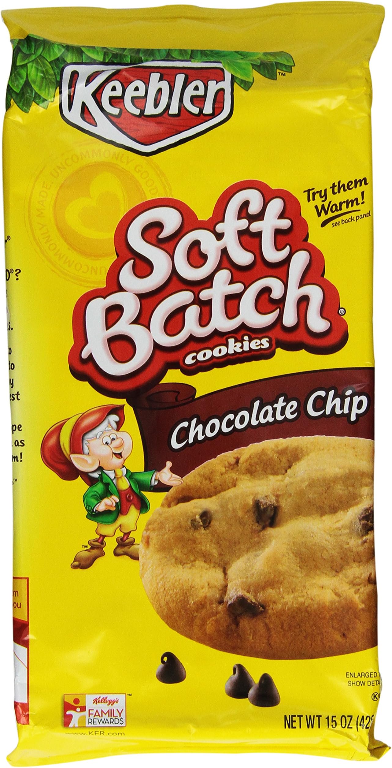 Amazon.com: Keebler Country Style Oatmeal with Raisins Cookies 10.1 oz ...