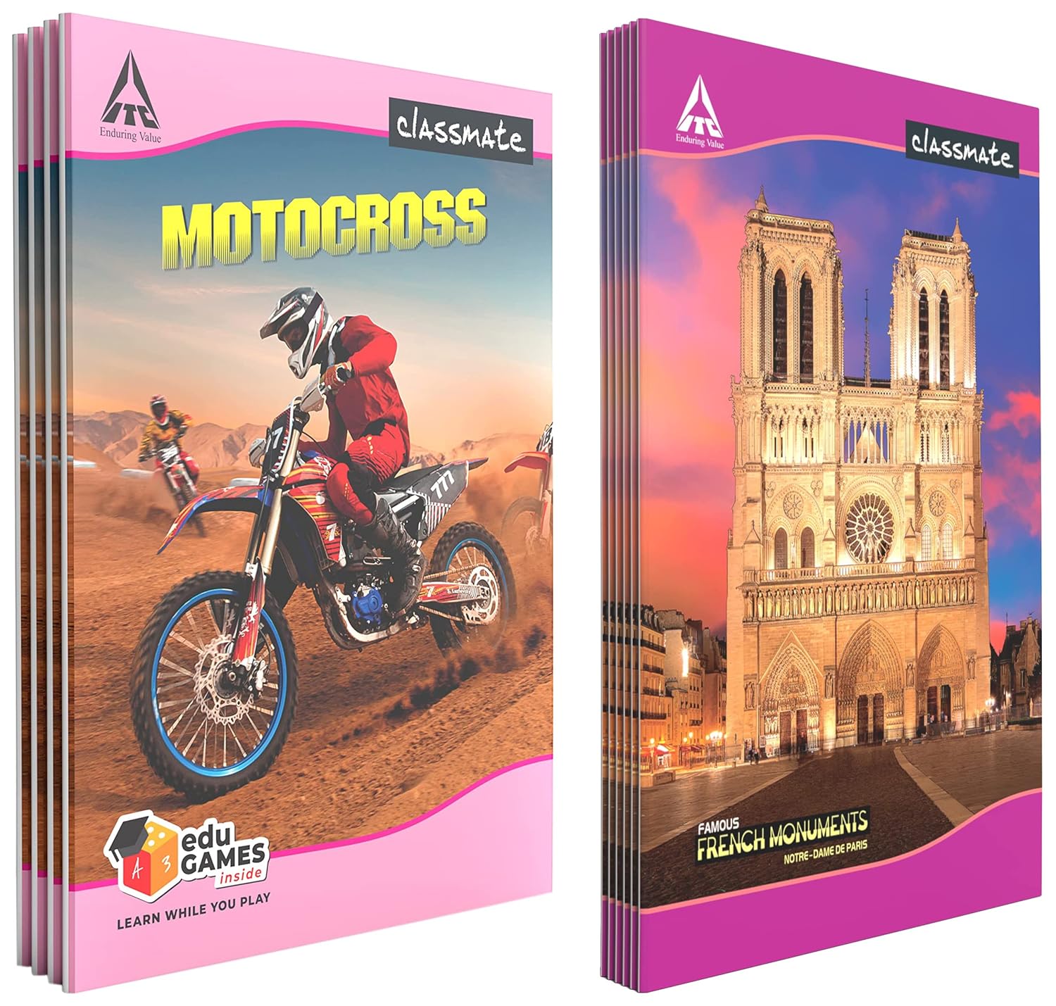 Classmate Long Notebook - Soft Cover, 400 Pages, 314x194mm, Single Line ...