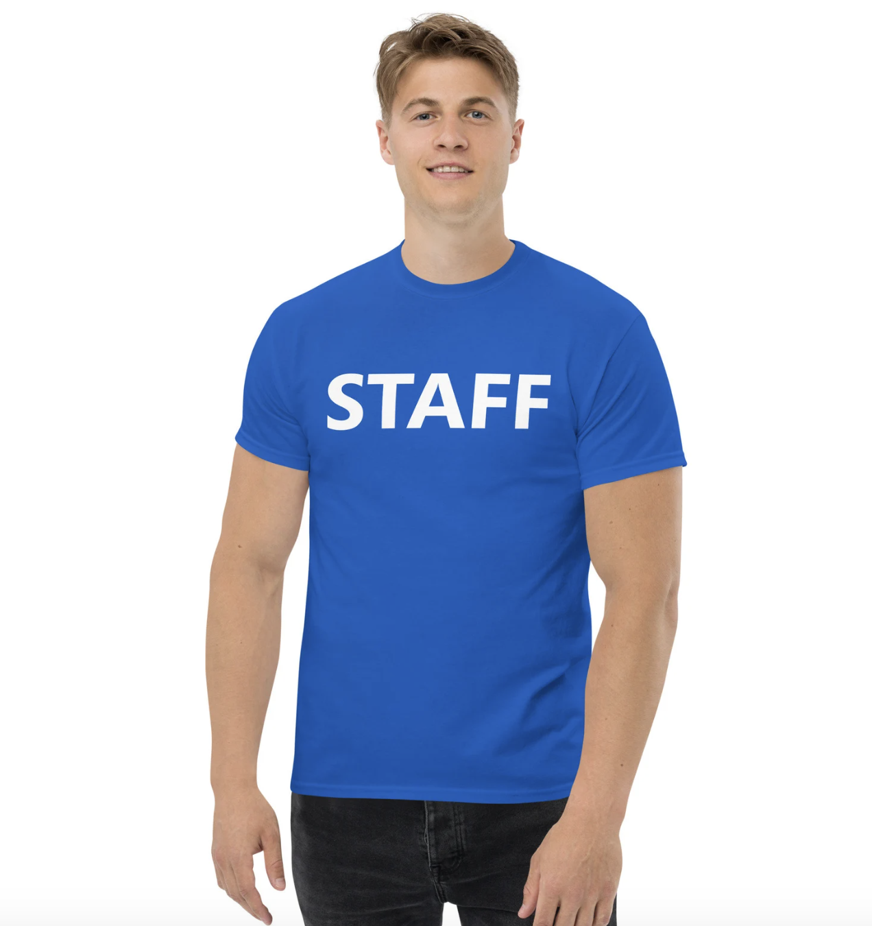 Watch Staff Event Job Worker Employee Uniform T-Shirt on Amazon Live