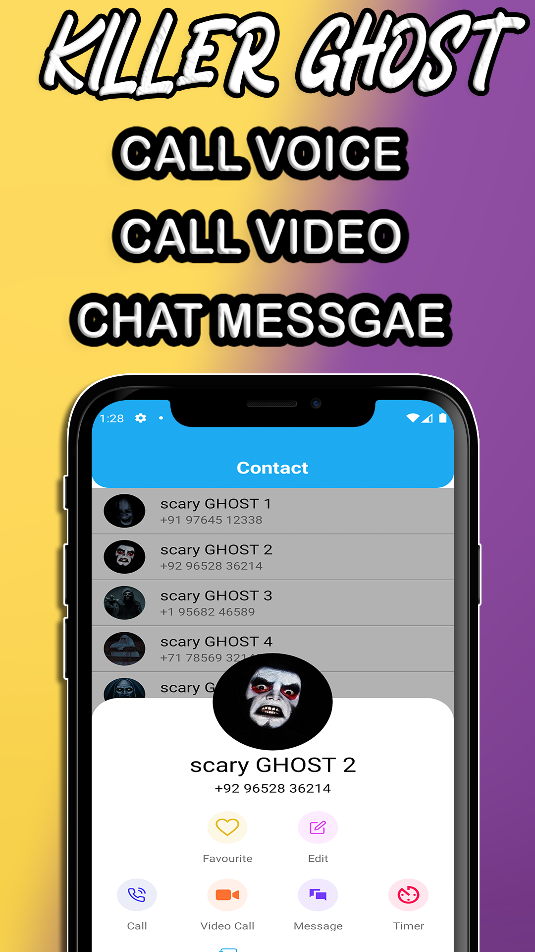 Video Call Horror Ghost - Prank Video Call & Fake - Gift Call Ghost ...