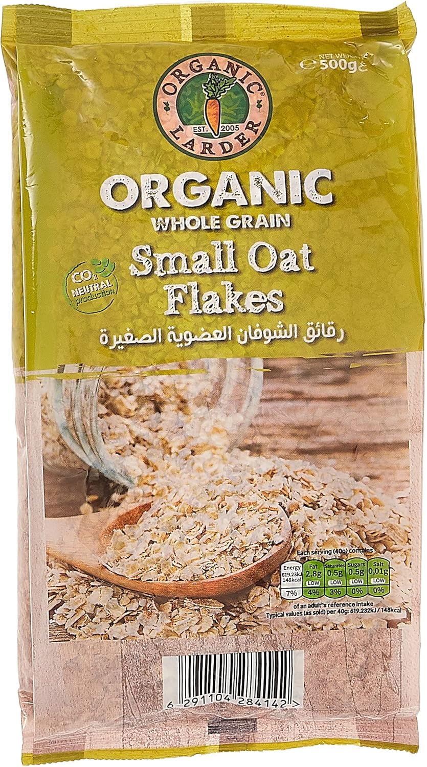 ORGANIC LARDER ORGANIC OAT FLAKES SMALL 500G: Buy Online at Best Price ...