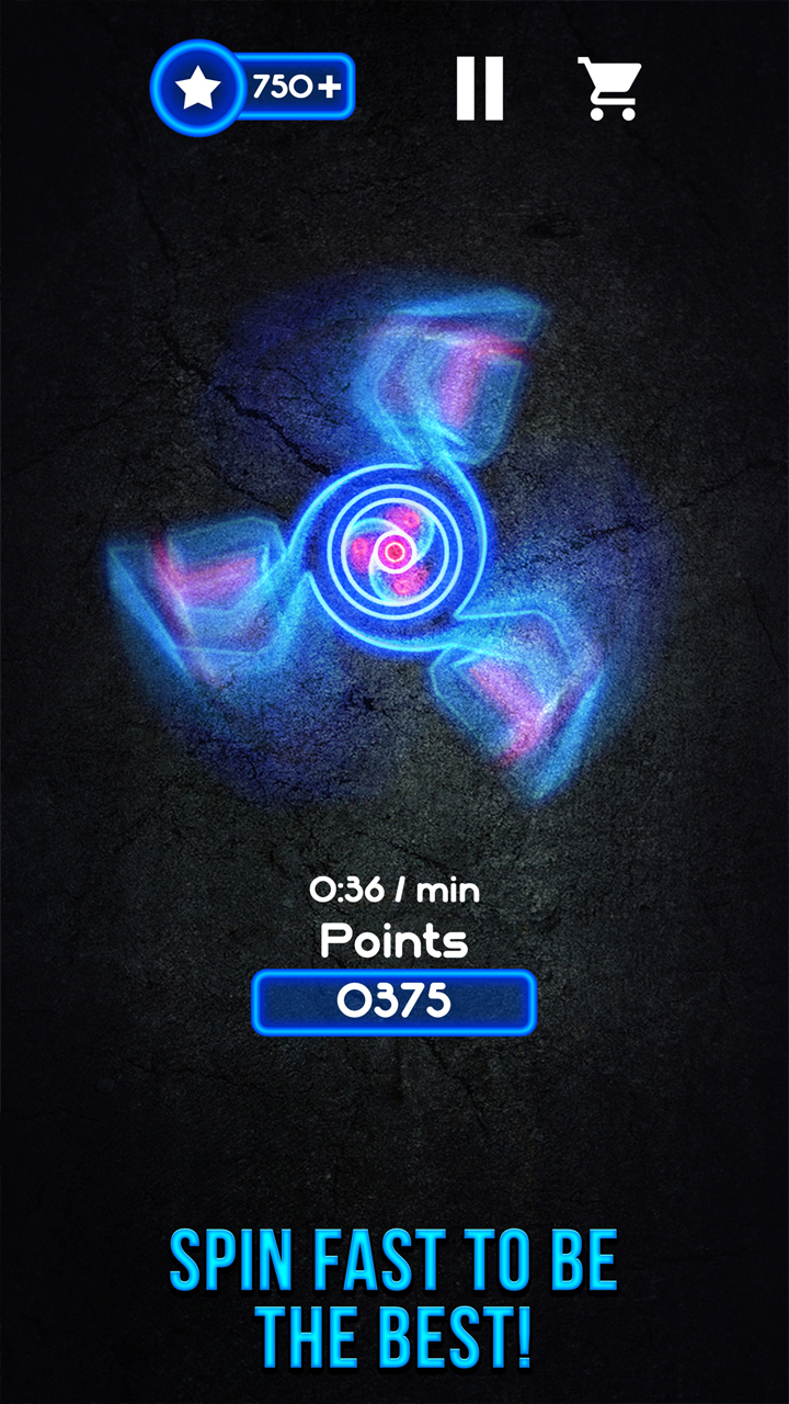 Awesome Fidget Spinner Game: Hand Spinning Toy | Rest and Relax Swiping ...