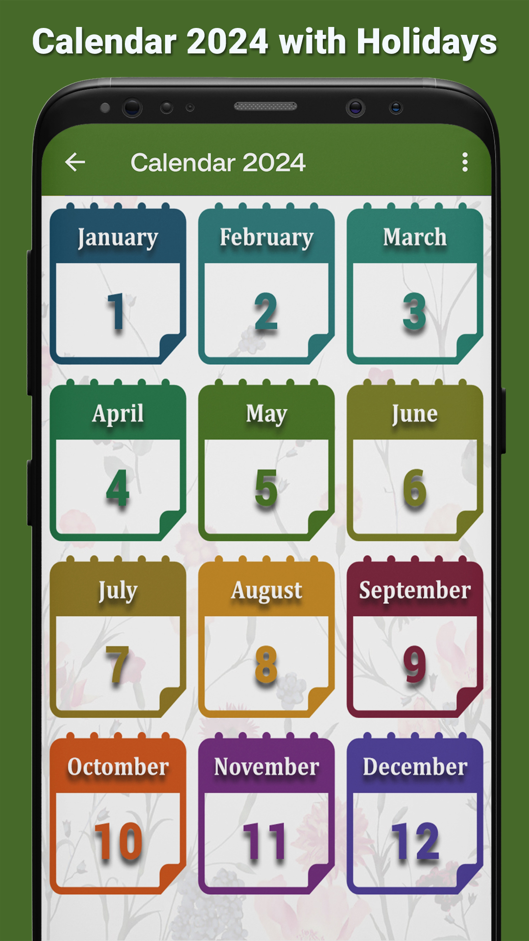 Calendar 2024 with Holidays - App on Amazon Appstore