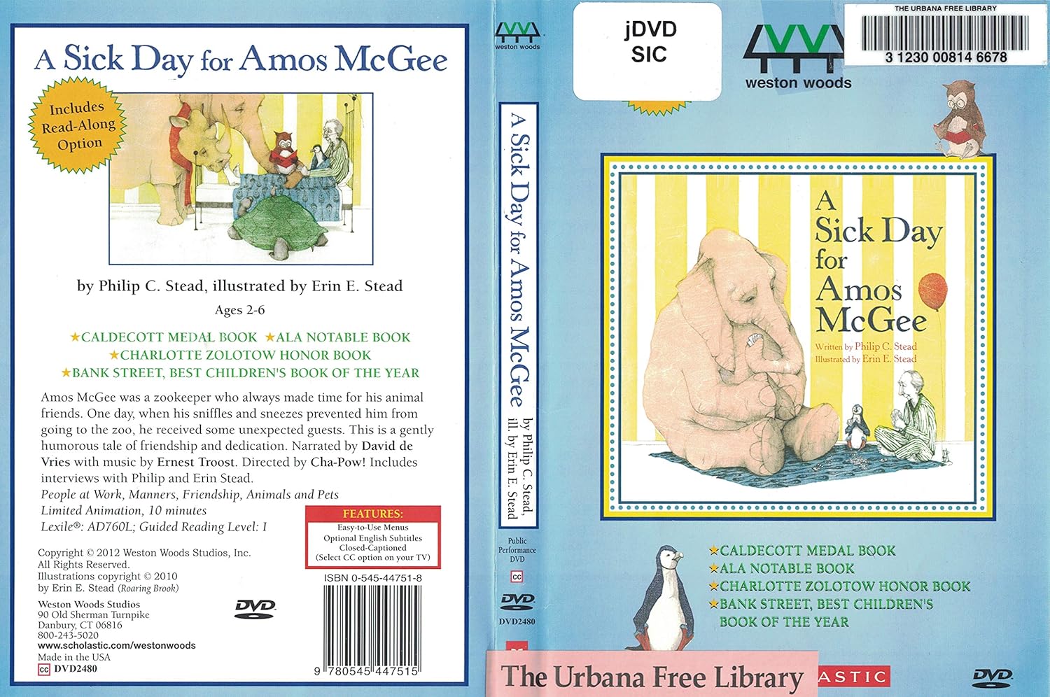 Amazon.com: A Sick Day for Amos McGee : Movies & TV