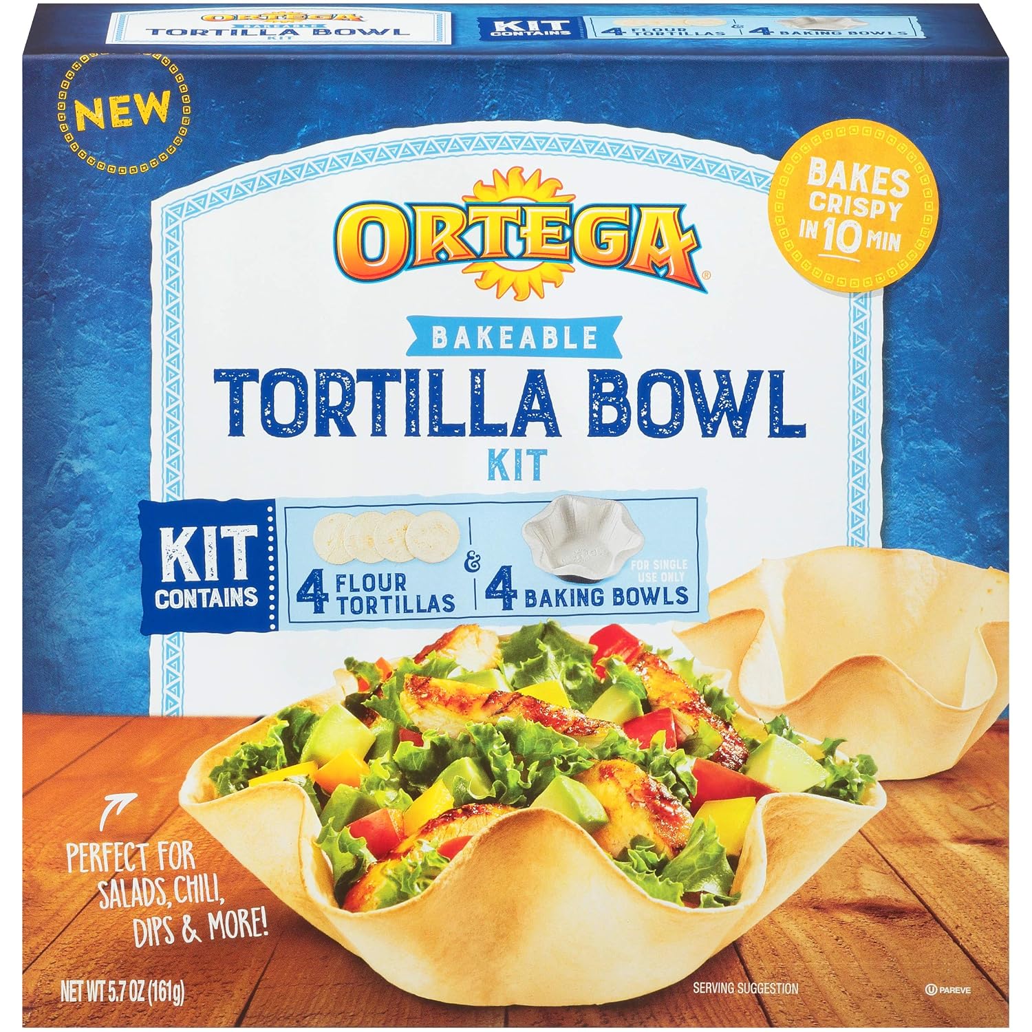 Amazon.com: Ortega Taco Meal Kits, Tortilla Bowl, 5.7 Ounce : Grocery ...