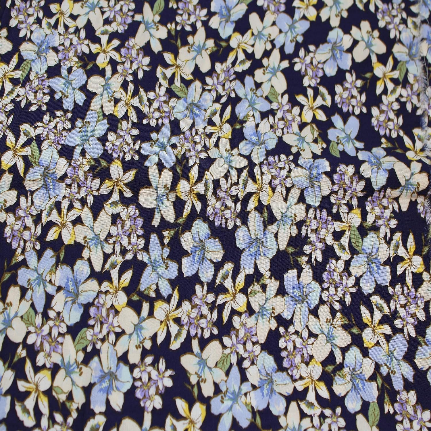 Amazon.com: 55" Wide Printed 100% Rayon Challis Fabric by The Yard ...
