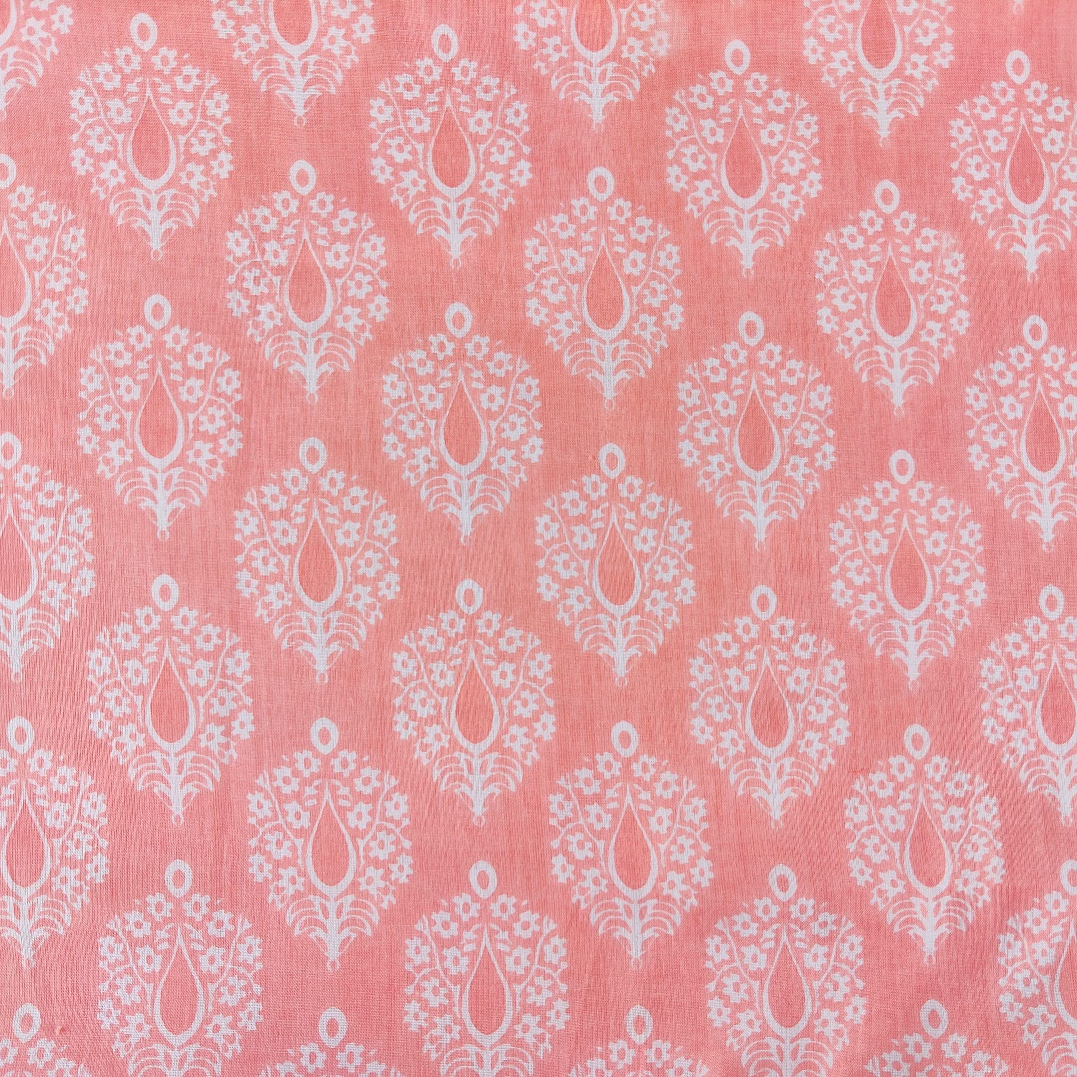 Amazon.com: Craftbot Hand Block Print Fabric by The Yard - PRECUT 1 ...