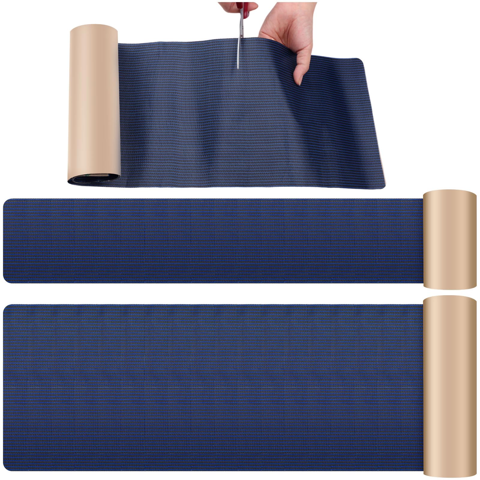 Amazon.com : 2 Rolls Blue Pool Safety Cover Patch Kit Self Adhesive ...