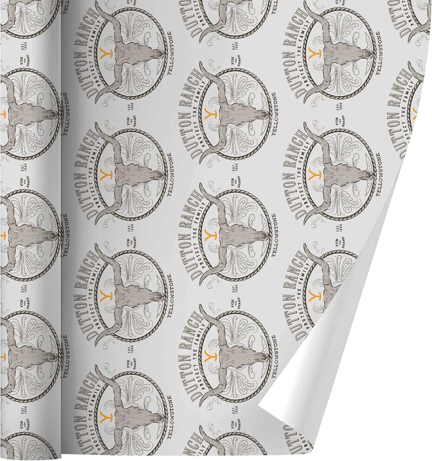 Amazon.com: GRAPHICS & MORE Yellowstone TV Show Badge Gift Wrap ...