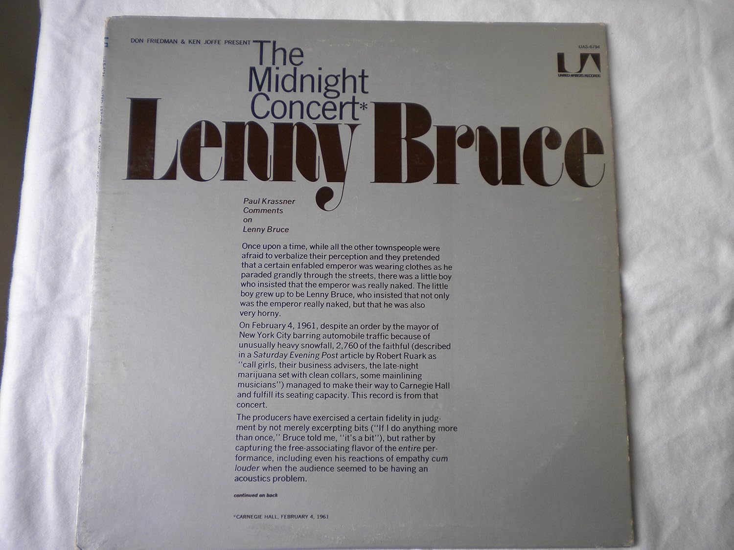 Amazon.com: The Midnight Concert: CDs & Vinyl