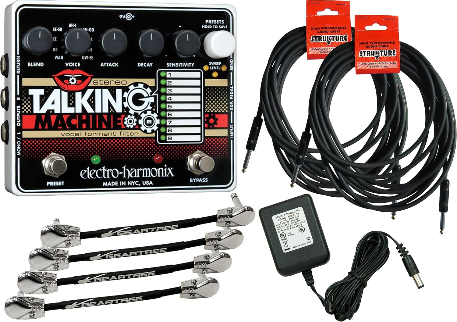 Amazon.com: Electro Harmonix Stereo Talking Machine w/ Power Supply and ...