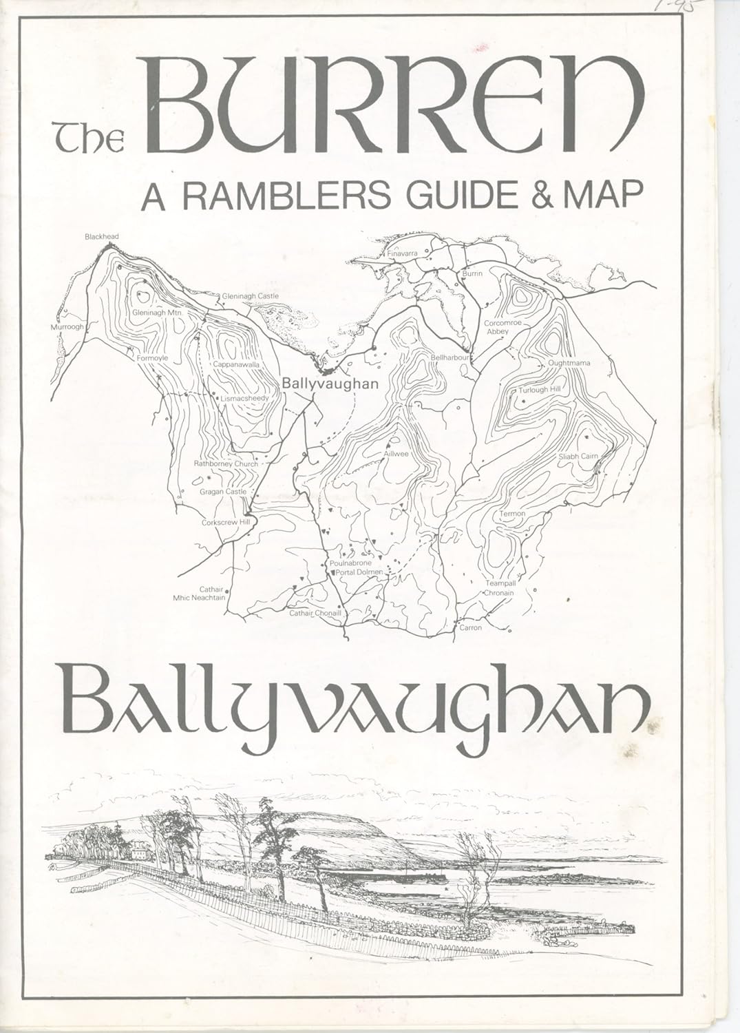 The Burren A Ramblers Guide & Map Ballyvaughan: Anne Korff, Anne Korff ...