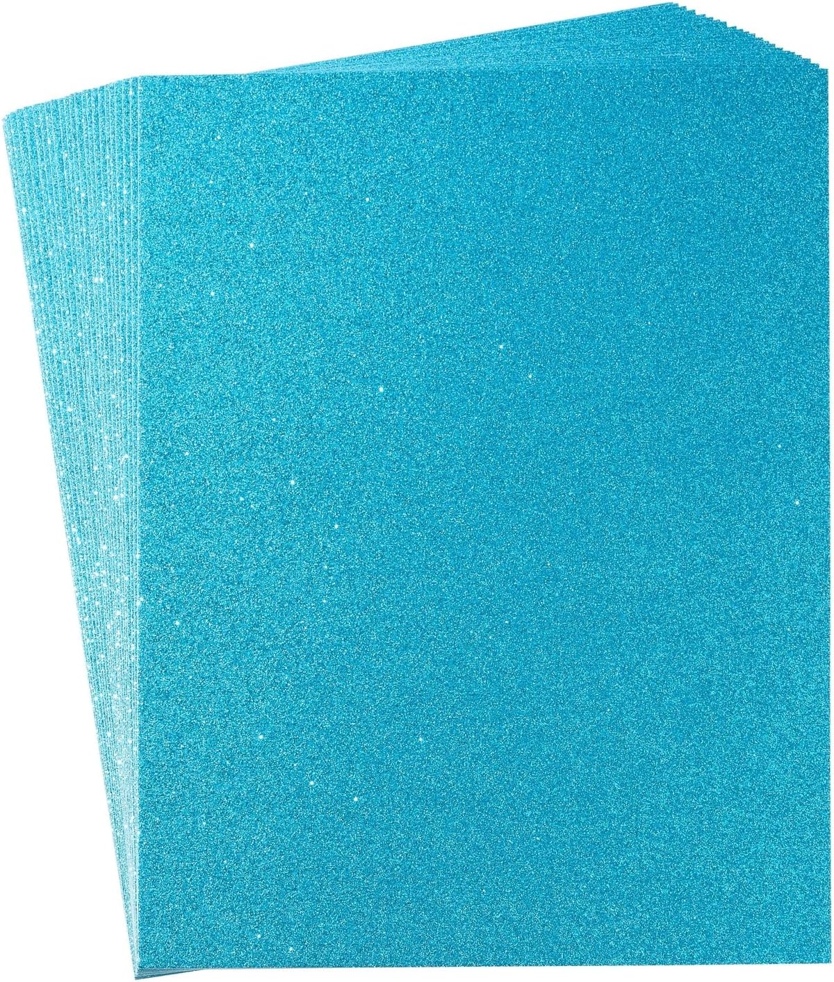 Amazon.com : Bright Creations Blue Glitter Cardstock Paper for DIY ...