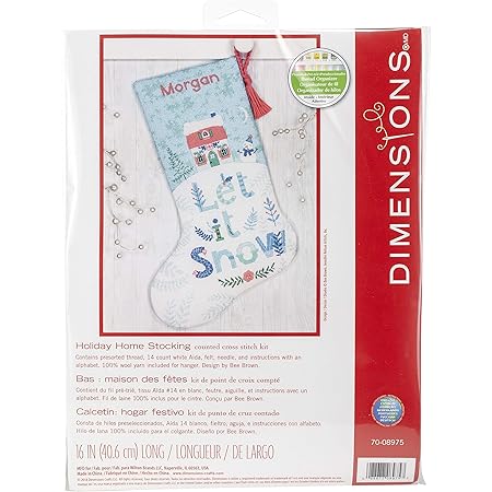 Amazon.com: Dimensions Counted Cross Stitch ''Santa's Arrival ...