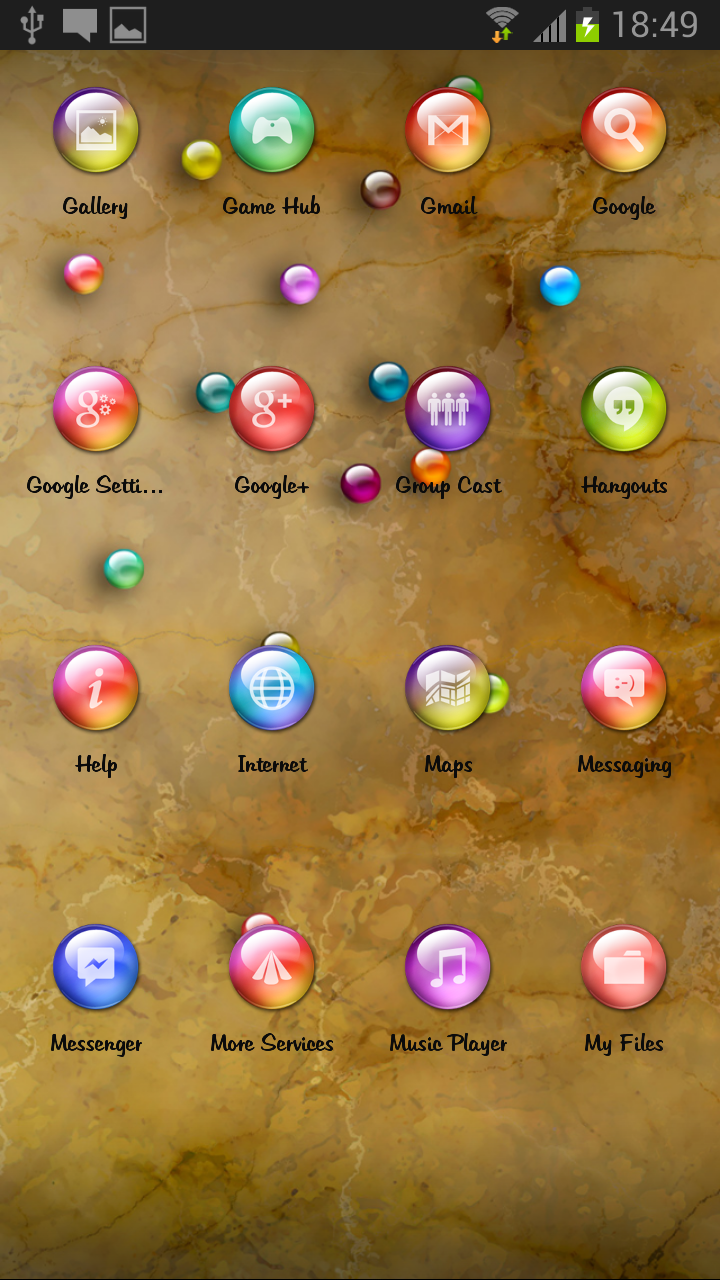 Marbles Theme ADW/Apex Launcher - App on Amazon Appstore