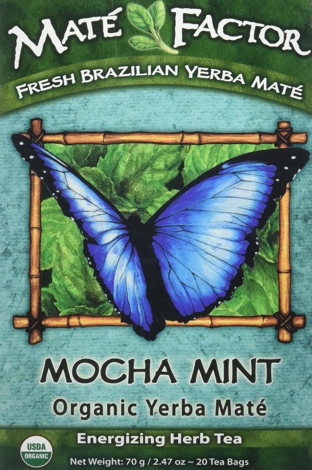 Amazon.com : Mate Factor Organic Yerba Mate Mocha Mint 20 Bag(S ...