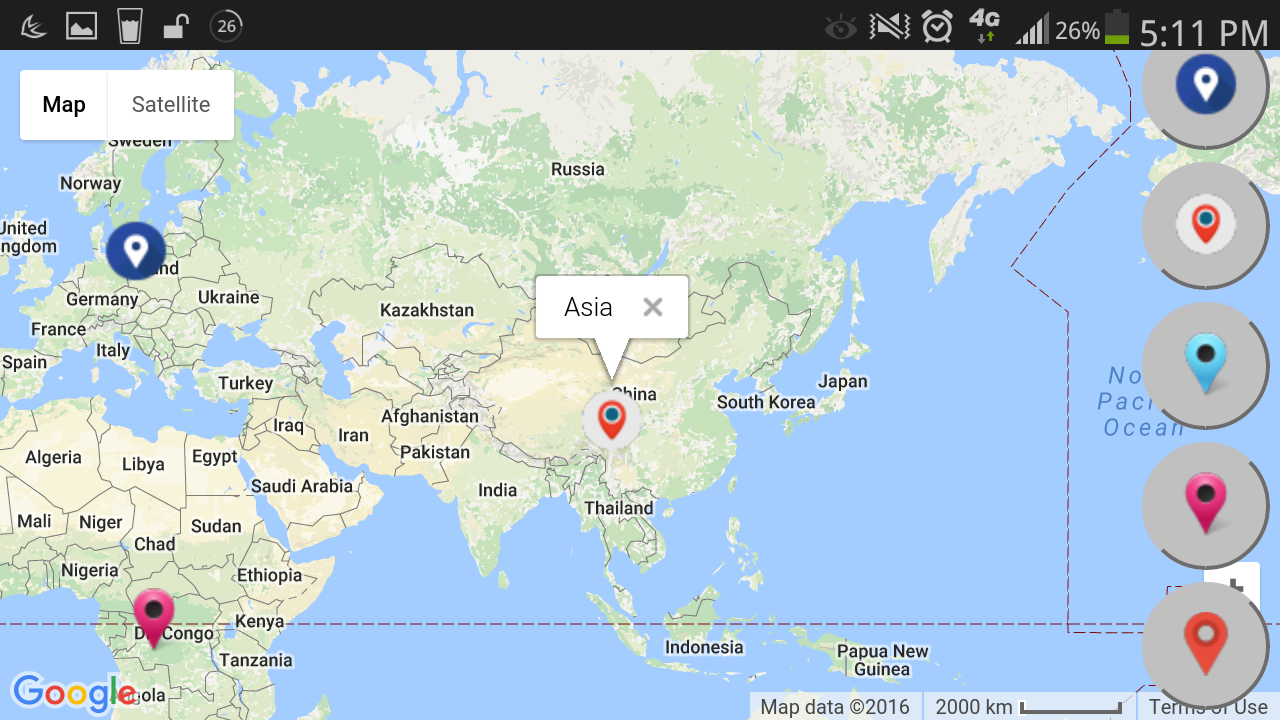 World Map 2016 - App on Amazon Appstore