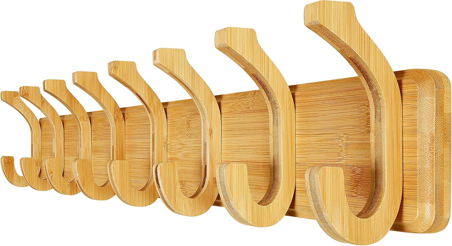 Amazon.com: Honsky Coat Rack Wall Mount,35” Long Wall Coat Rack with 8 ...