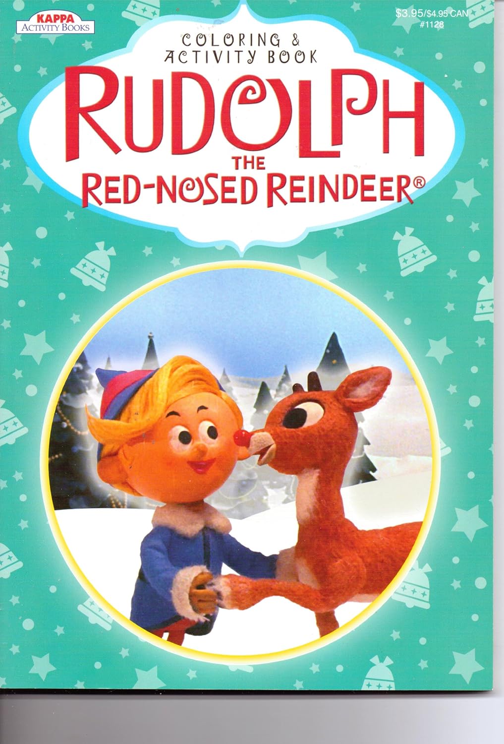 Rudolph the Red-Nosed Reindeer Super Book to Color Christmas Kiss ...