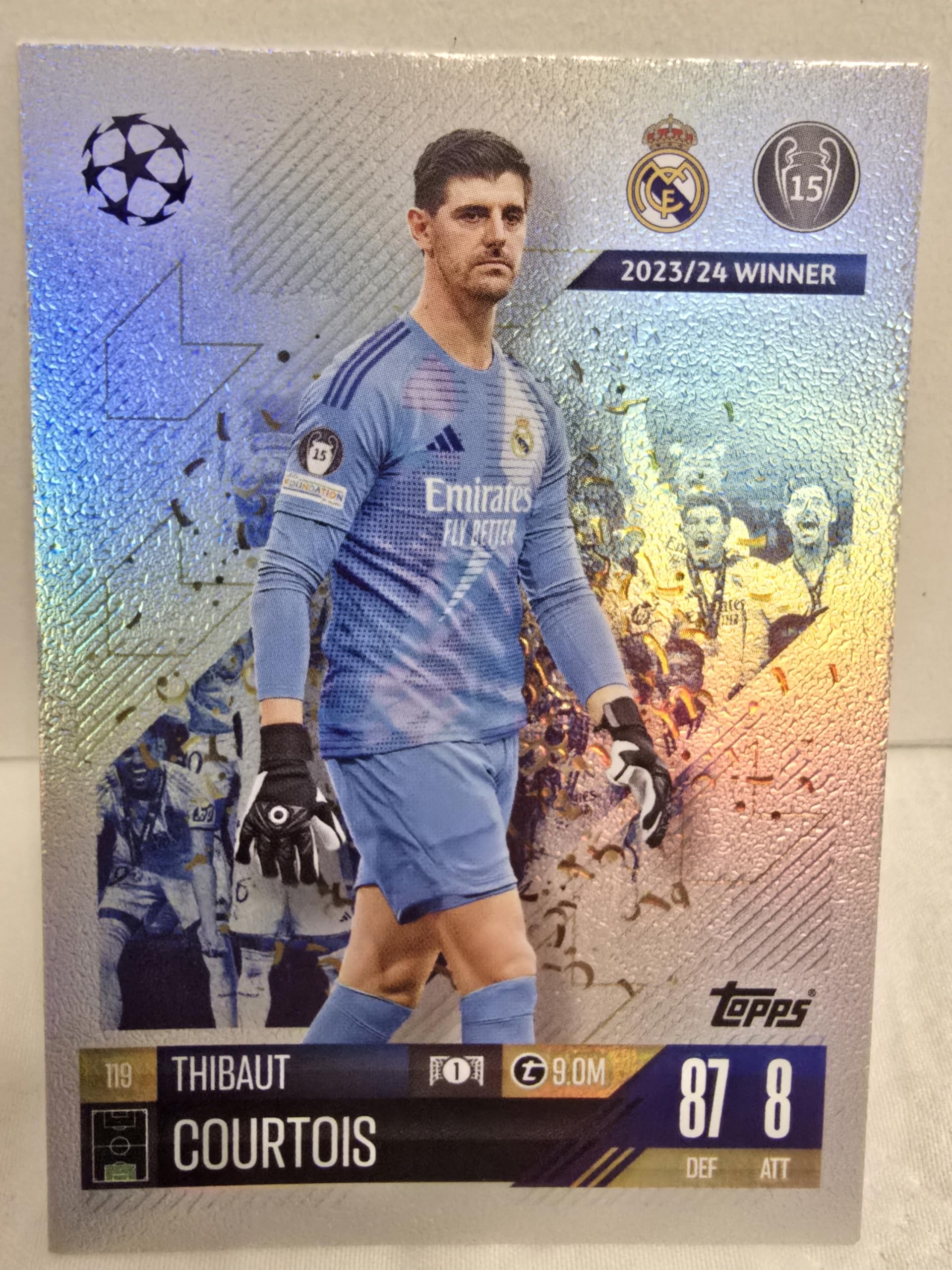 Thibaut Courtois Squad Number History