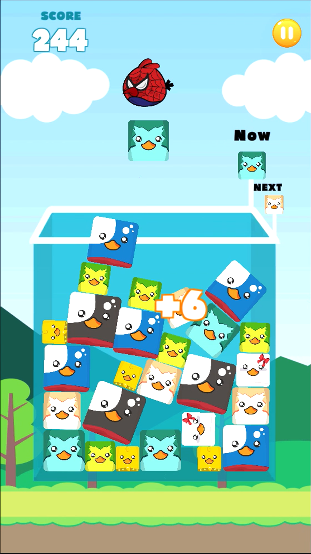 Angry Spider Merge Fruits - Watermelon Drop In Bird Land - App on ...