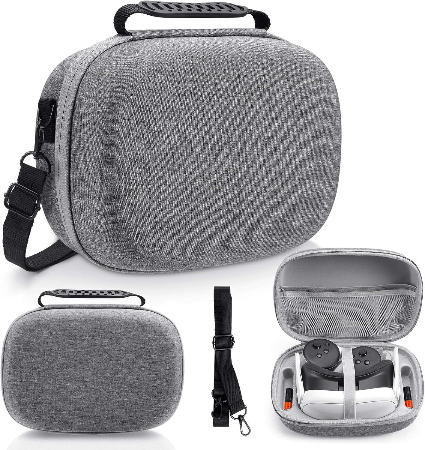 Aceshop VR Hard Travel Case for Quest 3, EVA Hard Carrying Travel Case ...