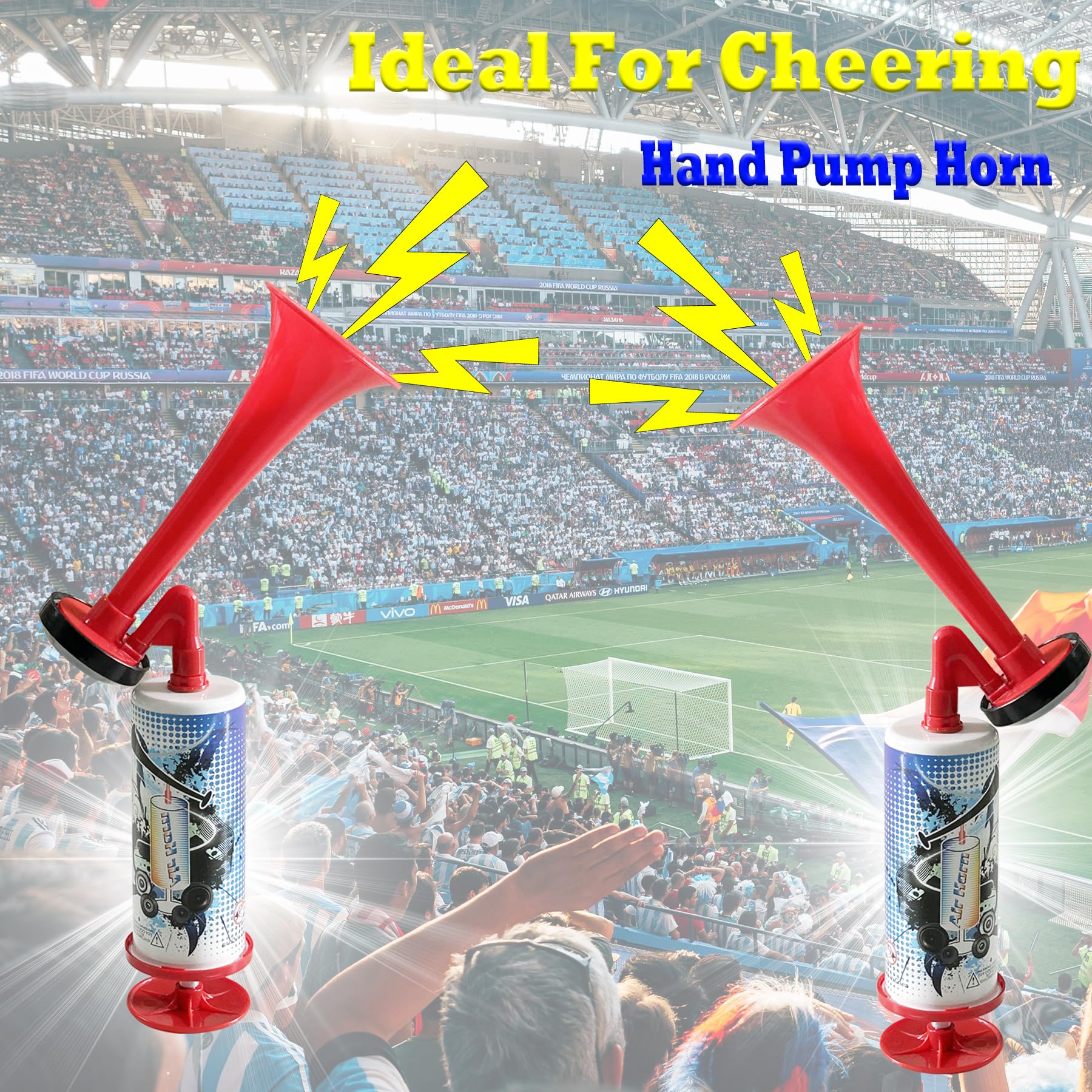 Snapklik.com : Handheld Air Horn For Sports Events, Dodomes Hand Pump ...