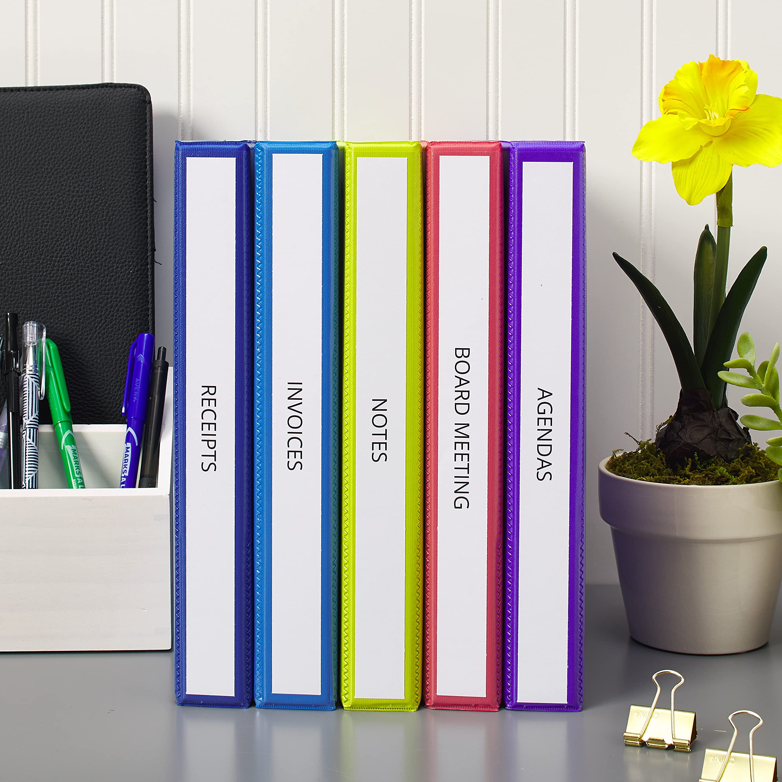 Buy Avery 89103 Binder Spine Inserts, 1" Spine Width, 8 Inserts per ...