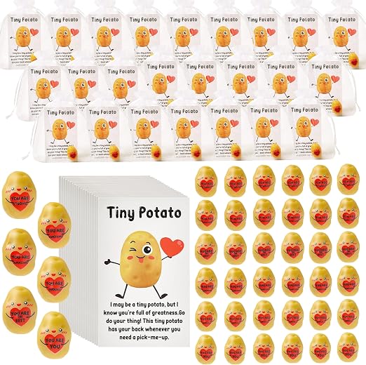 Amazon.com : 60 Set Inspirational Potato Employee Appreciation Gifts ...
