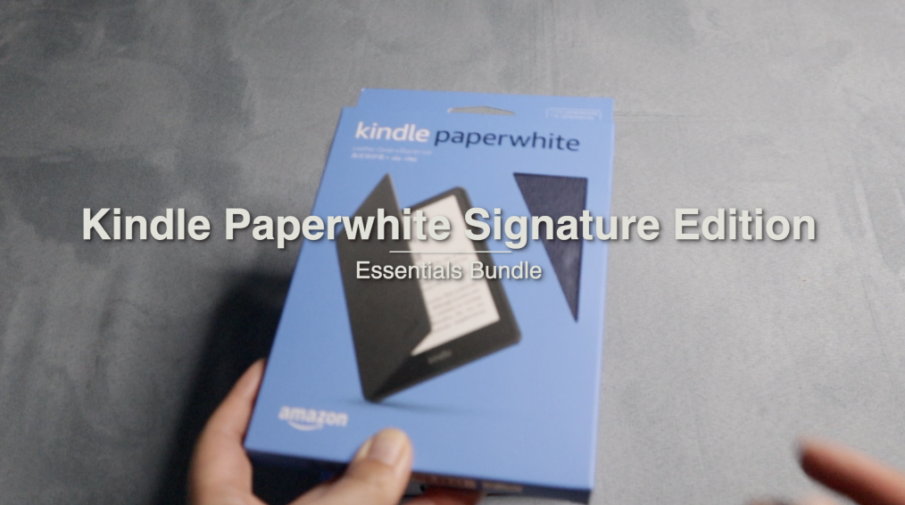 Watch Unboxing Kindle Paperwhite Signature Edition Bundle on Amazon Live