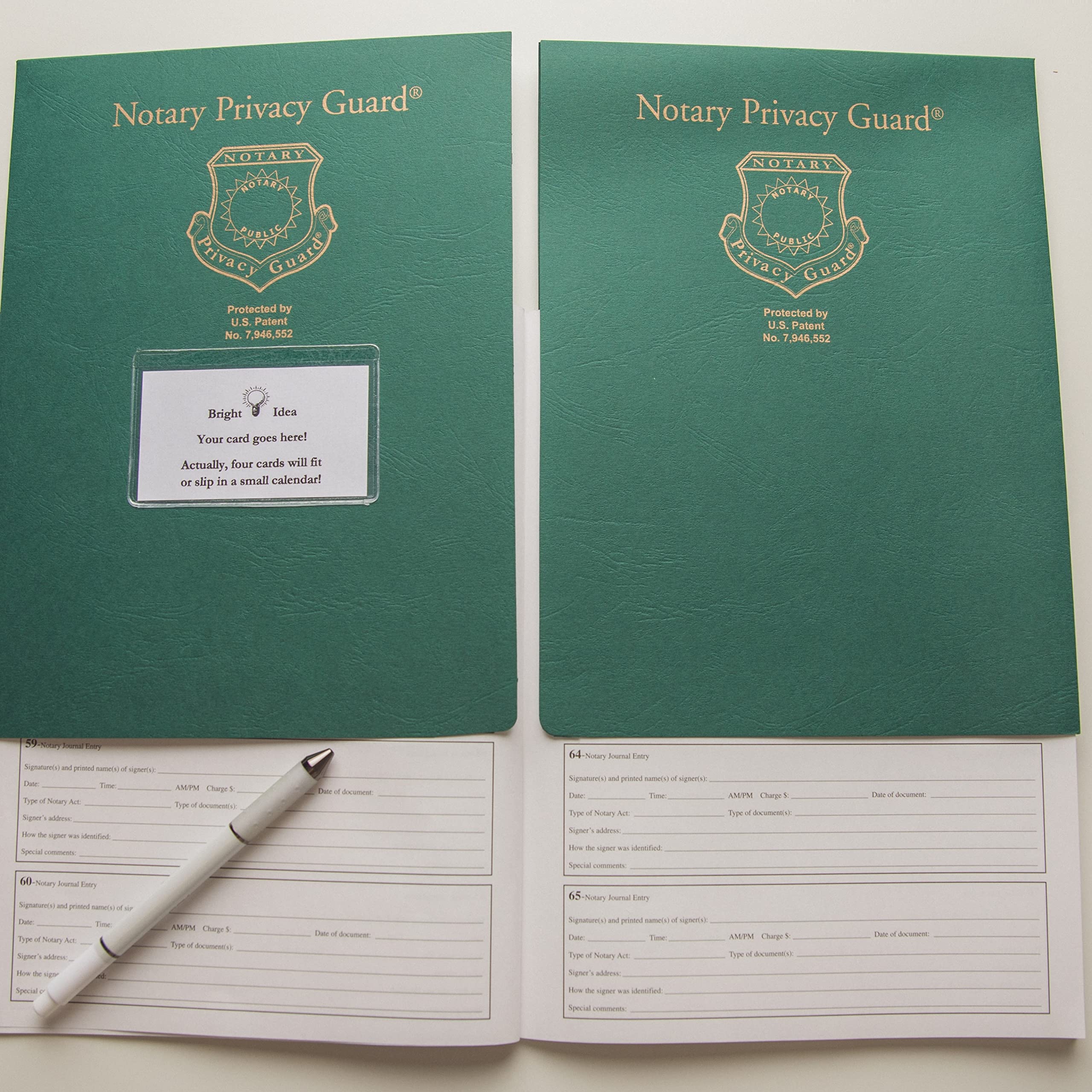 Amazon.com : Notary Privacy Guard Suitable for Portrait Style Notary ...