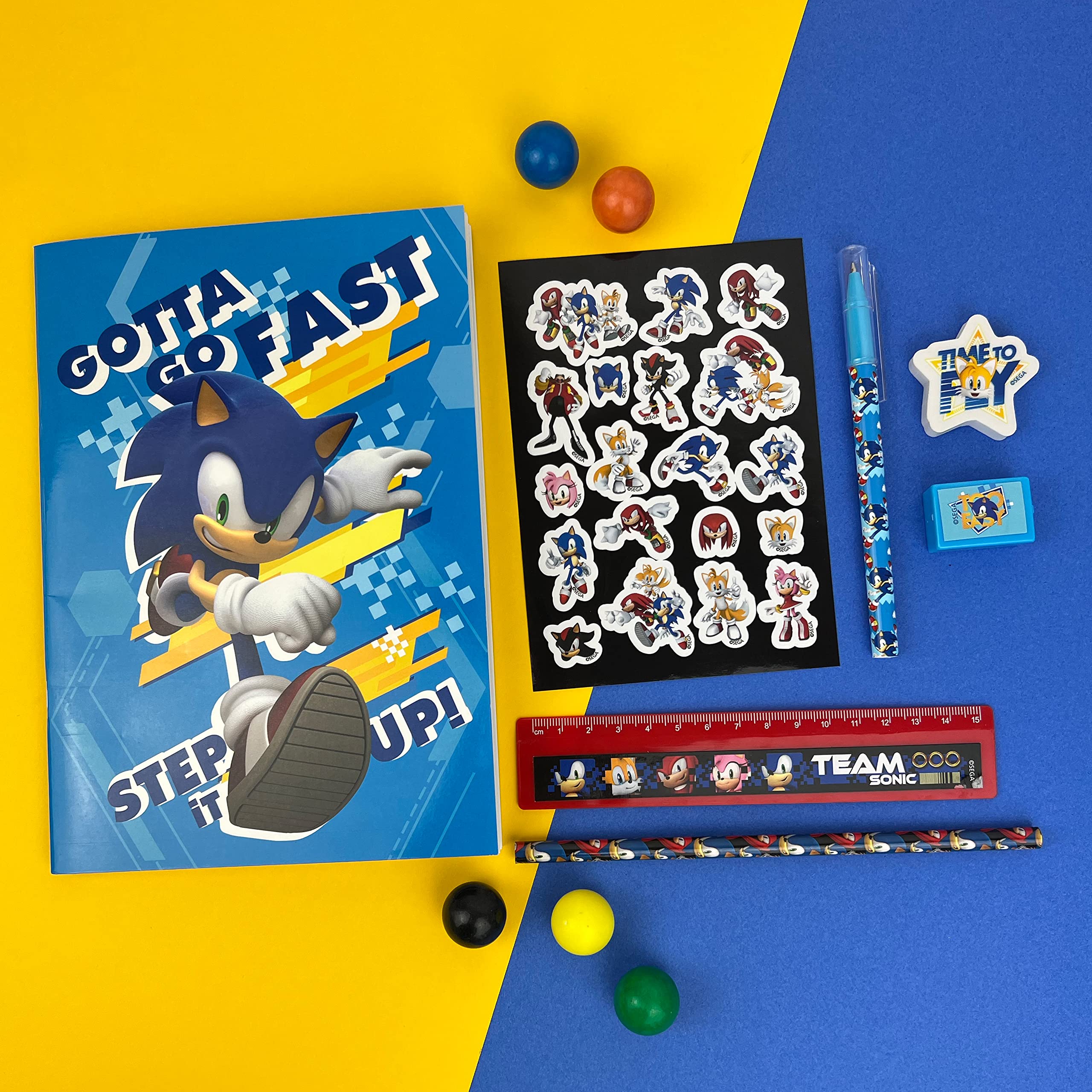 Sonic Super Stationery Set | Sonic The Hedgehog | School Stationery Set ...