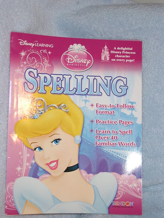 Disney Princess Spelling Workbook;Disney Learning : Disney: Amazon.com ...
