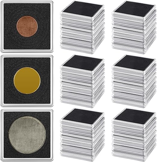 Amazon.com : 150 Pcs Coin Cases for Collectors Coin Holder 2 x 2 Inch ...