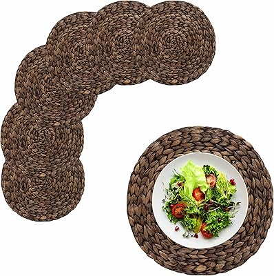 Amazon.com: 100 Pack Disposable Woven Paper Place Mats Bulk Disposable ...