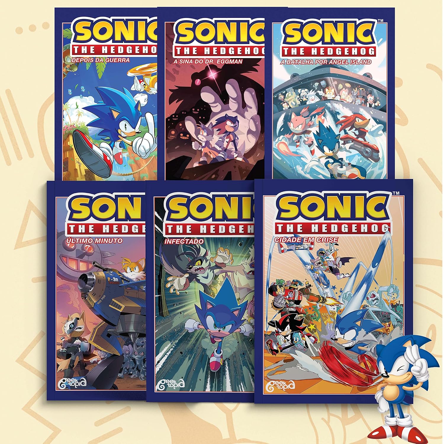 Amazon.com: COMBO SONIC - VOLUMES 1, 2, 3, 4, 5 E 6: 9786555614787: Ian ...