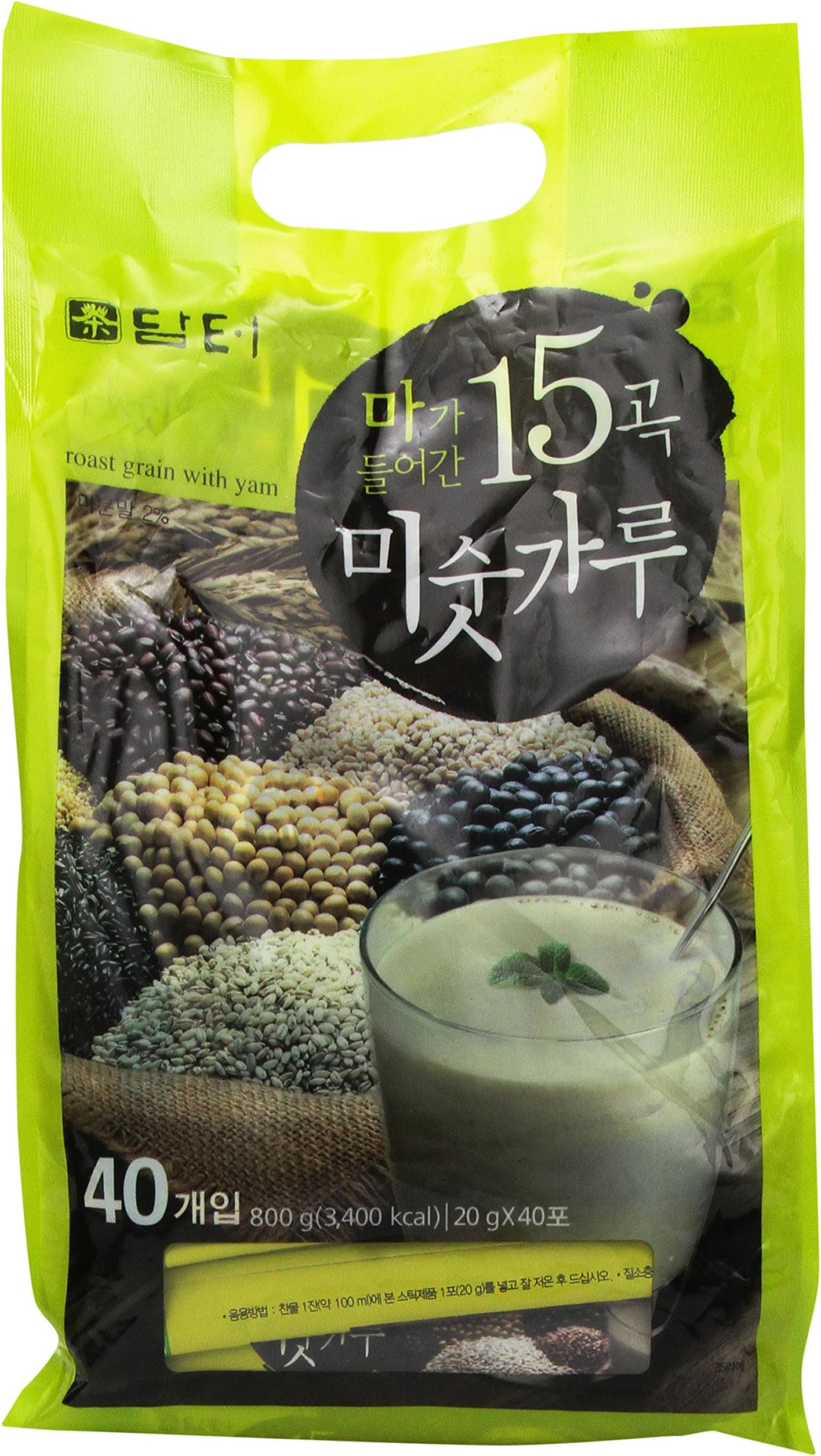 Amazon.com: [Nokchawon] Adlai Tea with Whole Grains 18g X 10 Sticks ...