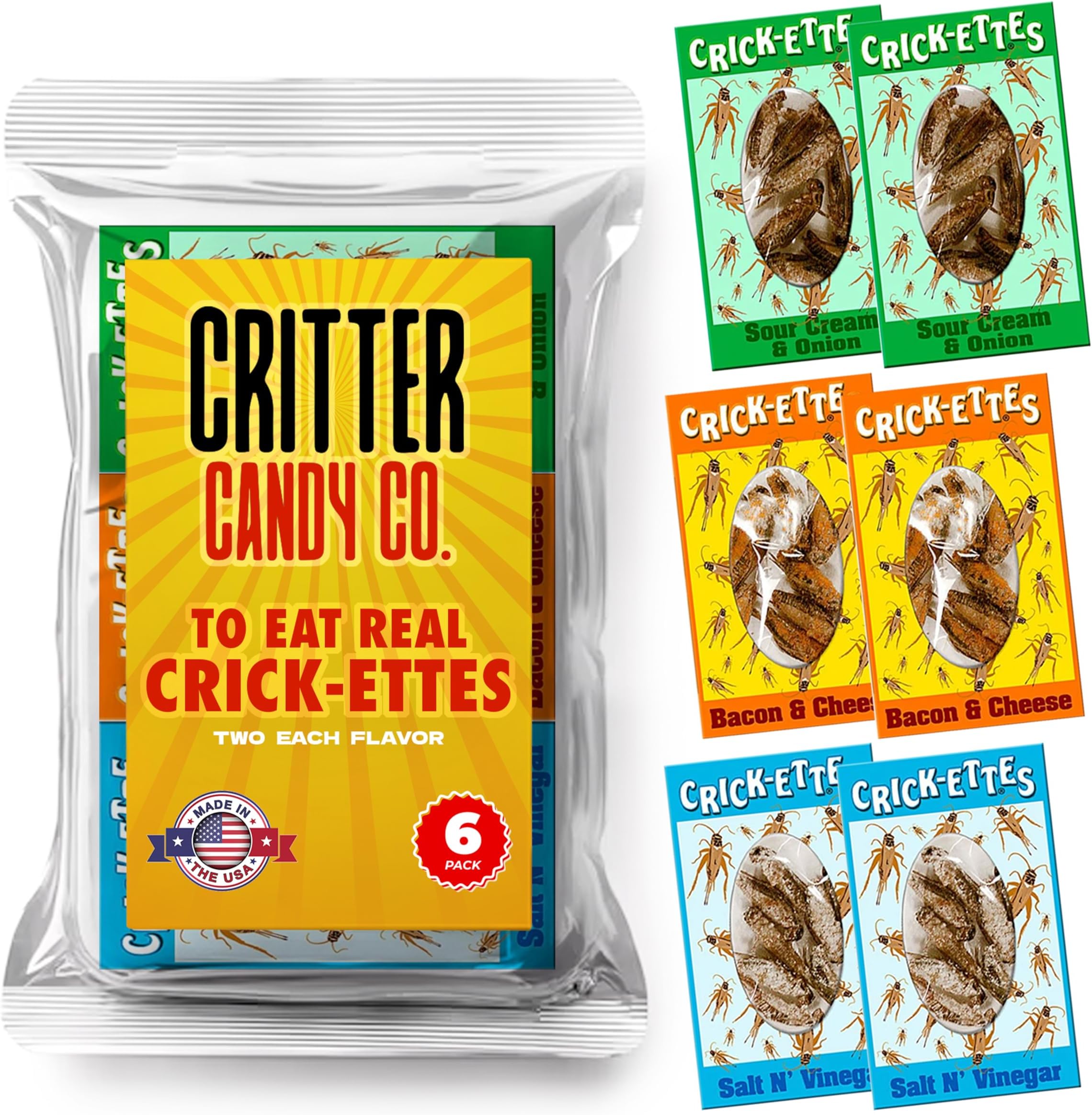 Amazon.com: ecoEat Edible Insects Big Black Crickets to Eat – Edible ...